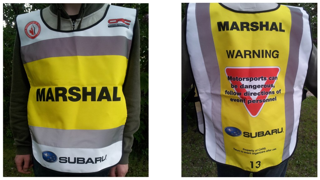 New Marshal Vests | Canadian Rally Championship